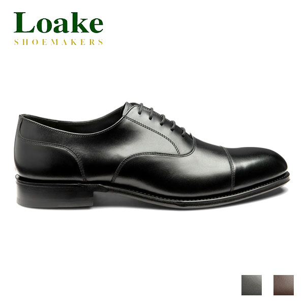 Loake England ローク STONEGATE ストーンゲート カーフレザー オックスフォード ストレートチップ ビジネス ドレス ハンドメイド 1880 クラシック 英国製 本革 メンズ  Fフィット 3E相当 レザーソール ECSTOB/ECSTODK