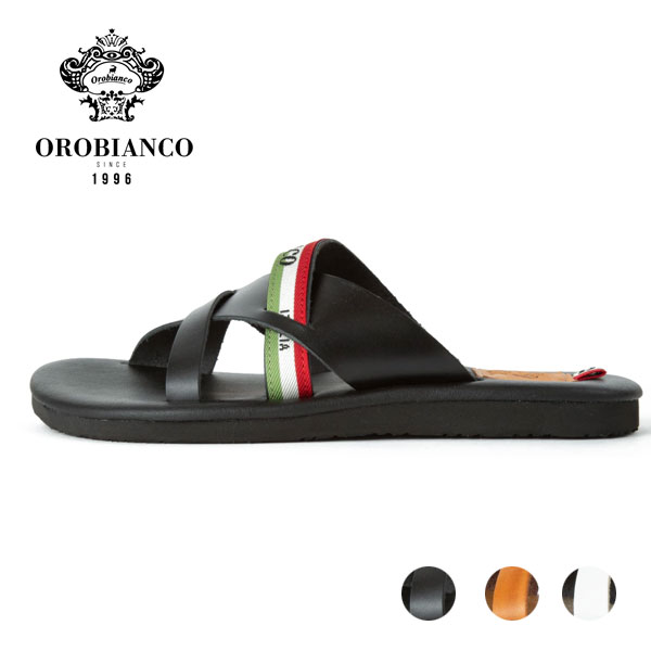 OROBIANCO オロビアンコ HASHIBA2　マルチカラークロスサンダル メンズ レザー サンダル 高級 ブランド 本革 日本製