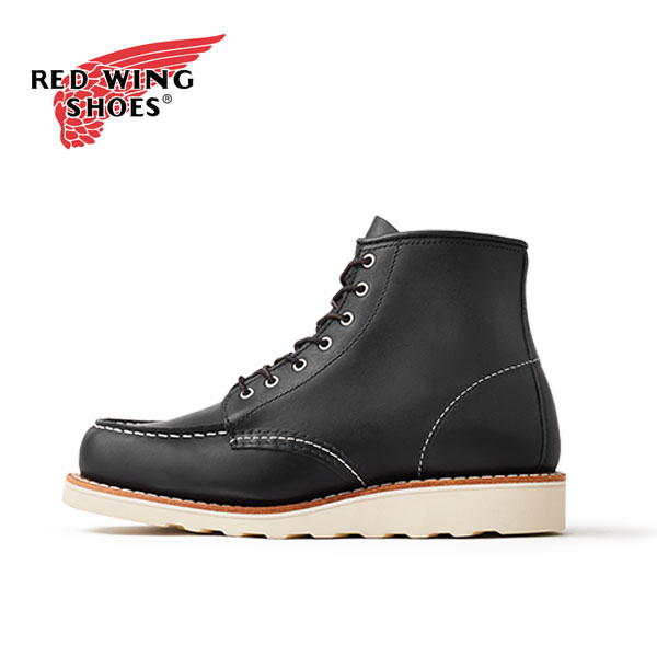 REDWINGJAPAN正規品 レッドウィング RW3373  6インチ クラシックモック 6-inch Classic Mocr ブラック「バウンダリー」  レザー 本革 レディースライン