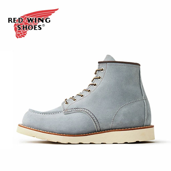 REDWINGJAPAN正規品 レッドウィング RW8800  6インチ クラシックモック 6-inch Classic Moc スティブルー「アビリーン」ラフアウト レザー 本革