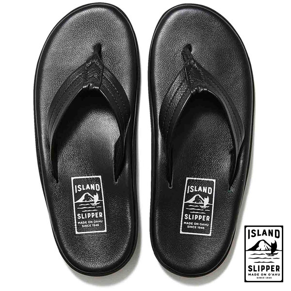  Slipper アイランドスリッパ PB202 レザー サンダル ブラック メンズ/レディース