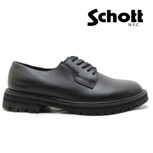 ショット Schott S24103 WPサービスマンシューズ 防水 本革 日本製 メンズ ビジネス ブーツ ブラック