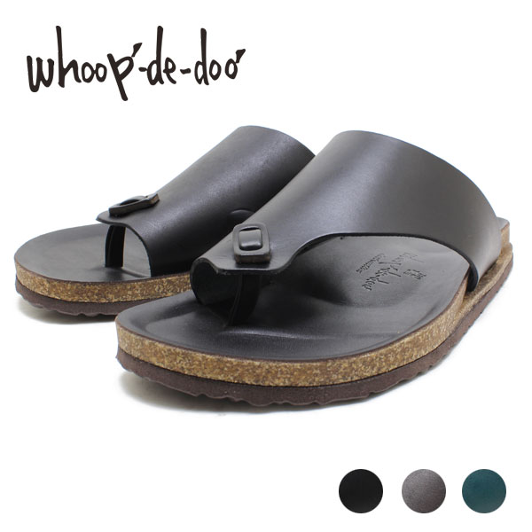 フープディドゥ whoop-de-doo 2247509 フットベッドサンダル イタリアンレザー カジュアル　whoop'-de-doo'