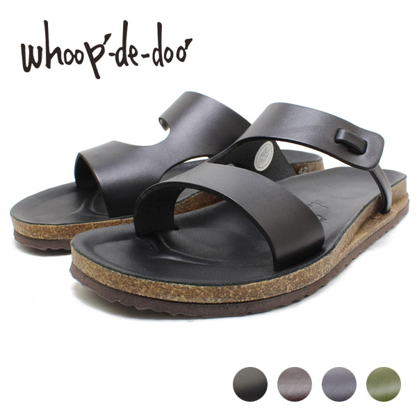 フープディドゥ whoop-de-doo 478011 フットベッドサンダル イタリアンレザー カジュアル　whoop'-de-doo'