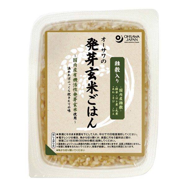 オーサワの発芽玄米ごはん（雑穀入り）（160g）【オーサワジャパン】の通販はau PAY マーケット - PURE・HEART 自然館 au Wowma!店 | au PAY マーケット－通販サイト