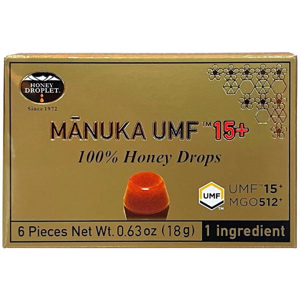 ハニードロップレット UMF15＋ マヌカ（18g（6粒））【ハニージャパン】の通販はau PAY マーケット - PURE・HEART 自然 ...