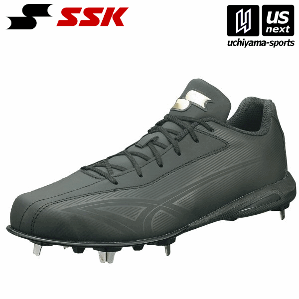 【物価高応援クーポン配布中】エスエスケイ 野球 スパイク SSF3201 グローロードTT-LB (9090)ブラック×ブラック 2025年継続モデル 沖縄配送不可 [取り寄せ][自社](メール便不可)