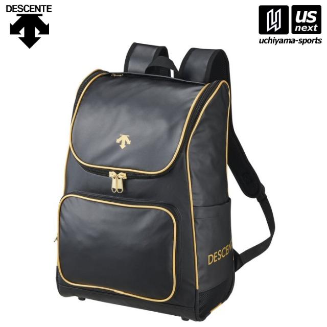 デサント DESCENTE DB4FBP00U 野球 バックパック BKGD ブラック×ゴールド  沖縄配送不可 [取り寄せ][自社](メール便不可)