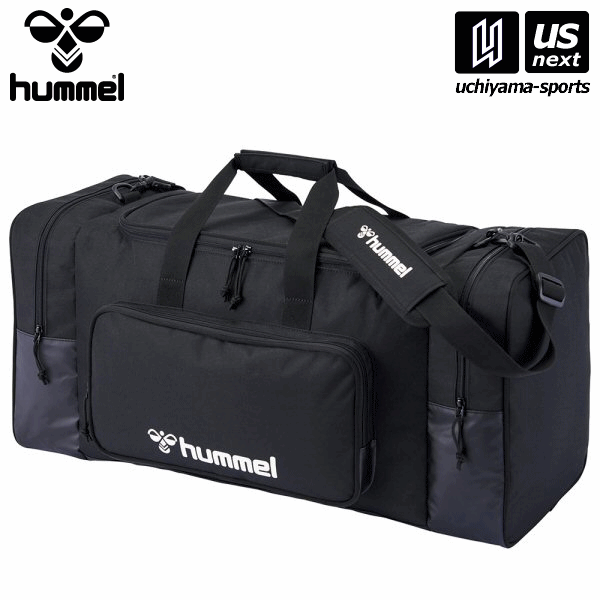 ヒュンメル HFB1030 チームボストンバッグ (90)ブラック 2025〜26年秋冬継続モデル 沖縄配送不可 [取り寄せ][自社](メール便不可)