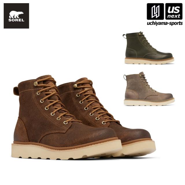 【物価高応援クーポン配布中】(国内正規品) ソレル SOREL メンズ ウィンターブーツ スラブタウン62 シックス WP SLABTOWN 62 SIX WP  [365日出荷][物流](メール便不可)