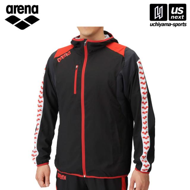 【物価高応援クーポン配布中】アリーナ 水泳 ジャケット BKRD ブラック×レッド 沖縄配送不可 [取り寄せ][自社](メール便不可)