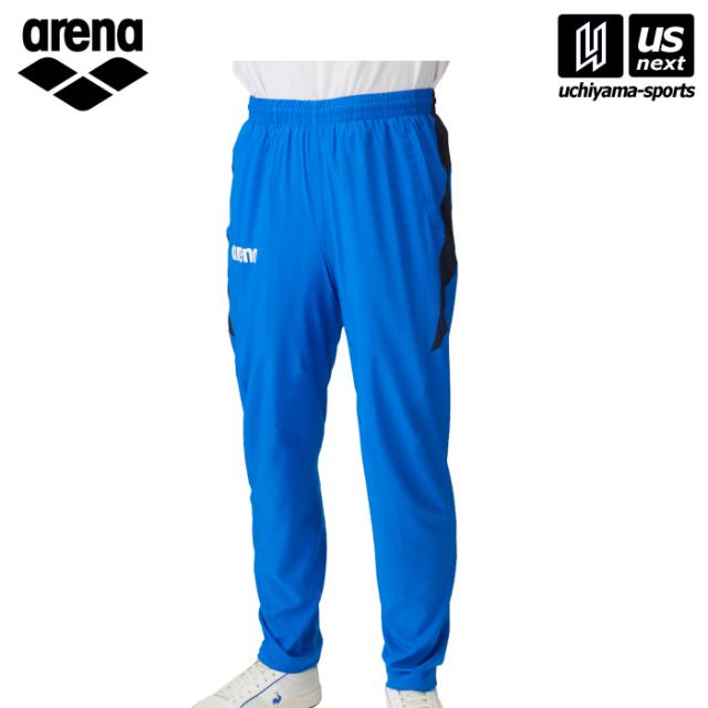 【物価高応援クーポン配布中】アリーナ 水泳 ロングパンツ BUWT ブルー×ホワイト 沖縄配送不可 [取り寄せ][自社](メール便不可)