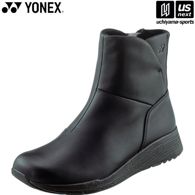 【物価高応援クーポン配布中】ヨネックス レディース レザーブーツ パワークッション L124 ブラック SHWL124 靴幅3.5E 2025年継続モデル 沖縄配送不可 [取り寄せ][自社](メール便不可)