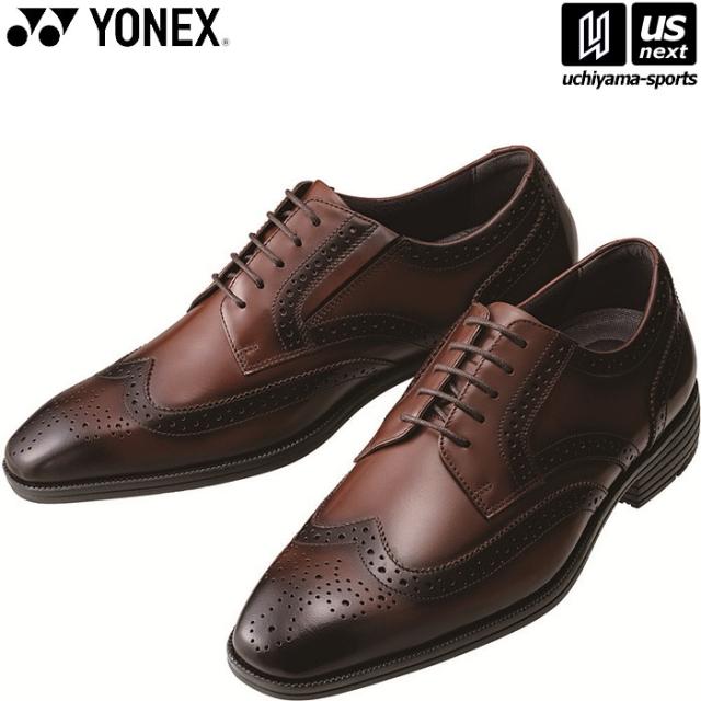 【物価高応援クーポン配布中】ヨネックス メンズ ビジネスシューズ パワークッション M119 ブラウン SHWM119 靴幅3.5E 2025年継続モデル 沖縄配送不可 [取り寄せ][自社](メール便不可)