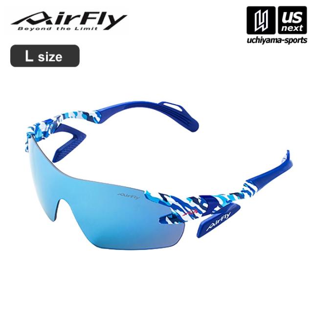 ジゴスペック サングラス AirFly エアフライ AF-301 C-4L ラージサイズ ブルーカモフラージュ 沖縄配送不可 [取り寄せ][自社](メール便不可)