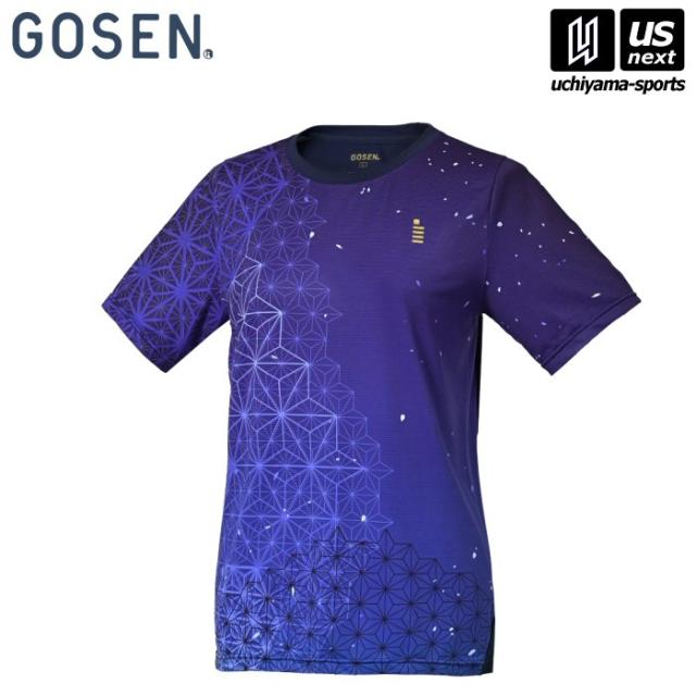 ゴーセン レディース ゲームシャツ ネイビー 沖縄配送不可 [M便 1/1][取り寄せ][自社]