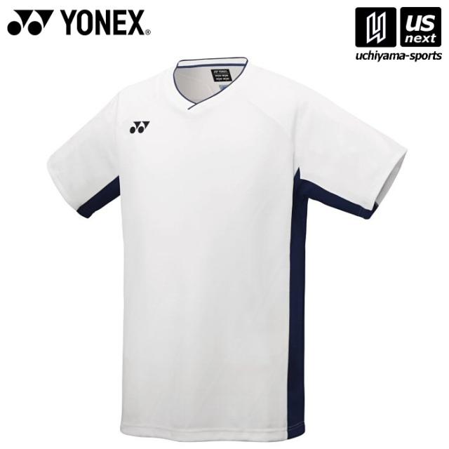 【物価高応援クーポン配布中】ヨネックス バドミントン UNI ゲームシャツ 10632 ホワイト 沖縄配送不可 [M便 1/1][取り寄せ][自社]