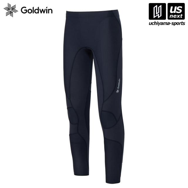 ゴールドウィン／シースリーフィット メンズ インパクトエアーロングタイツ BK ブラック 沖縄配送不可 [取り寄せ][自社](メール便不可)