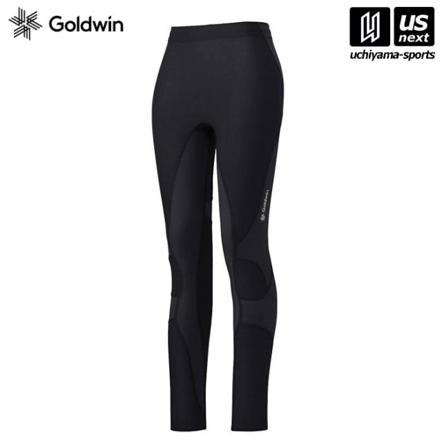 ゴールドウィン／シースリーフィット レディース インパクトエアーロングタイツ BK ブラック 沖縄配送不可 [取り寄せ][自社](メール便不可)
