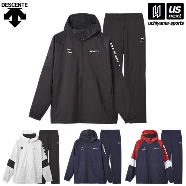 デサント ムーブスポーツ DESCENTE MOVE SPORT メンズ HEATNAVI TOUGH 総柄フルジップフーディー ロングパンツ 上下セット  沖縄配送不可 [自社](メール便不可)