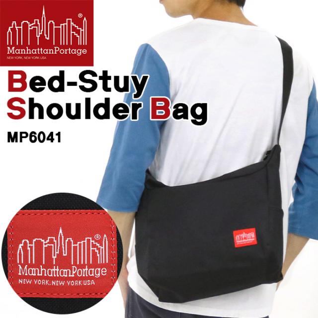 ショルダー ManhattanPortage マンハッタンポーテージ ショルダーバッグ 正規品 通学 通勤　コーデュラ メンズ レディース 男女兼用 カジュアル 斜め掛け 斜めがけバッグ 黒 人気 Bed-Stuy ShoulderBag ベッドスタイショルダーバッグ MP6041