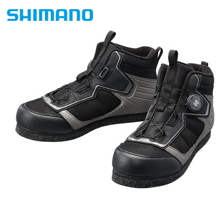 シマノ カットラバーピンフェルトフィットシューズ LT FS-041Q ブラック 29cm / shimano 釣具