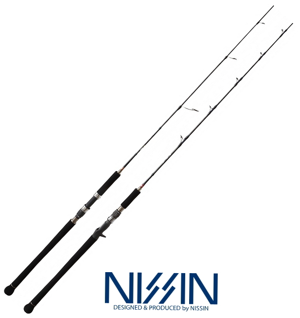 宇崎日新 ブラックジャガー (スピニングモデル) S602/4+ / ジギングロッド / 釣具 / nissin (SP)