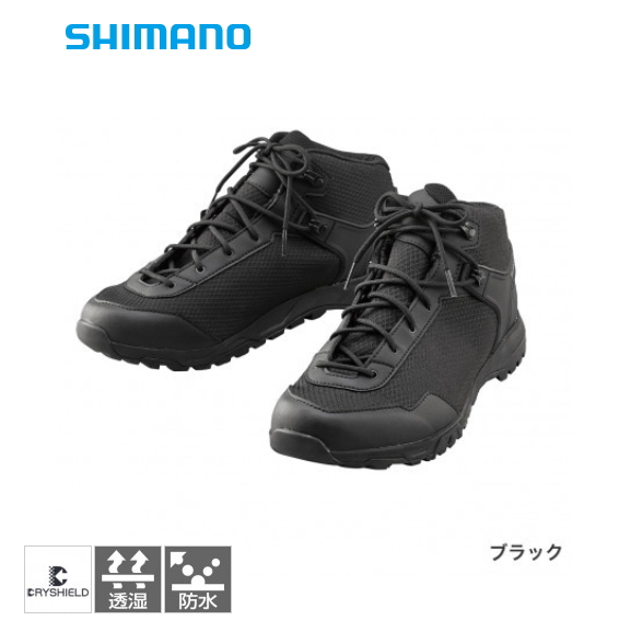 シマノ ドライライトシューズ FH-017U ブラック 28.0cm / 釣具 shimano