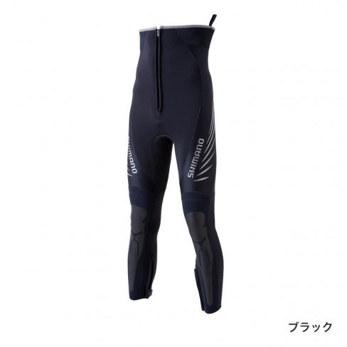 シマノ ブラックパールフィット 鮎タイツ 2.5mm FI-021U ブラック 3LAサイズ / ウェア / shimano 釣具