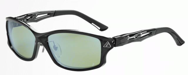 ジール 偏光サングラス オプティクス ゼクー ステルス (Zeque STELTH) F-1924 クリアブラック イーズグリーン/ブルーミラー / zeal