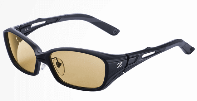 ジール 偏光サングラス オプティクス ゼクー デヴォン (Zeque Devon) F-1981 マットブラック ラスターオレンジ