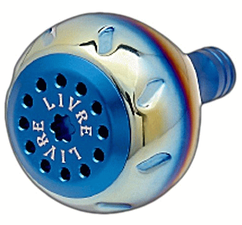 メガテック リブレ 5933 E44LBL-1 ノブ単体EP44 ダイワL用 ファイヤー+ブルーC / ハンドルノブ / 釣具