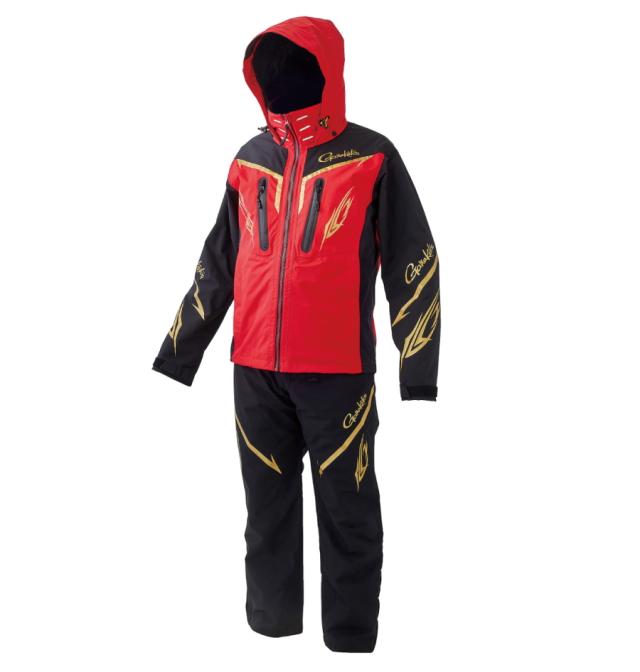 がまかつ フィッシングレインスーツ GM-3658 レッド L / gamakatsu