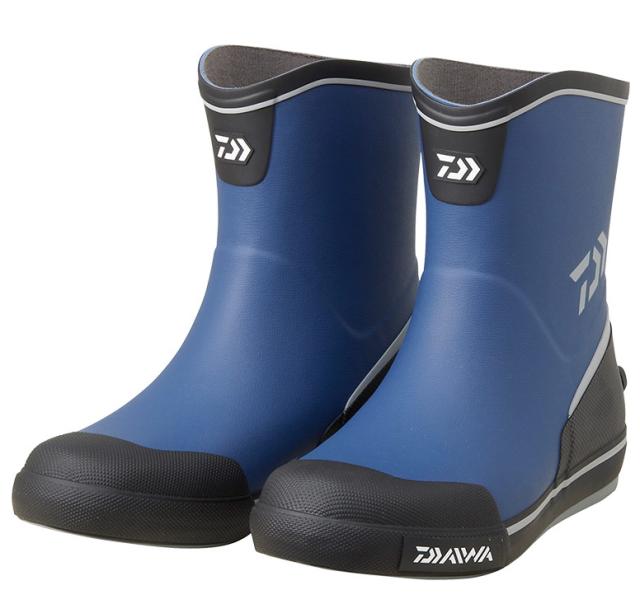 ダイワ ショートネオデッキブーツ DB-2412 ネイビー LL(26.0〜27.0) / 釣具 daiwa (SP)