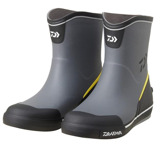 ダイワ ショートネオデッキブーツ DB-2412 グレー L(25.5〜26.0) / 釣具 daiwa (SP)