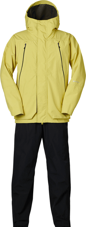 ダイワ ゴアテックス パックライト (R) プラス レインスーツ DR-1623 スモークイエロー Lサイズ / レインウェア daiwa 釣具
