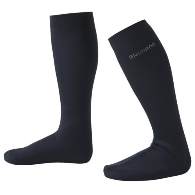 シマノ ドライハイソックス中丸 FI-024W ブラック L(26.0〜26.5) / shimano 釣具 (SP)