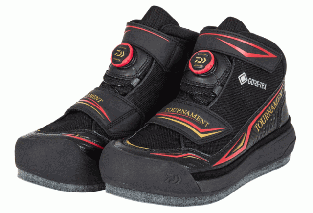 ダイワ トーナメント ゴアテックス シューズ スパイクフェルト TM-2601G レッド 26.5cm / 磯靴 磯シューズ / daiwa 釣具