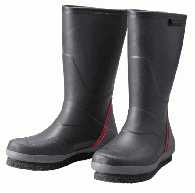シマノ スタンダードライトブーツ カットラバーピンフェルト FB-022W ブラック S  (24.0〜24.5cm) / shimano 釣具