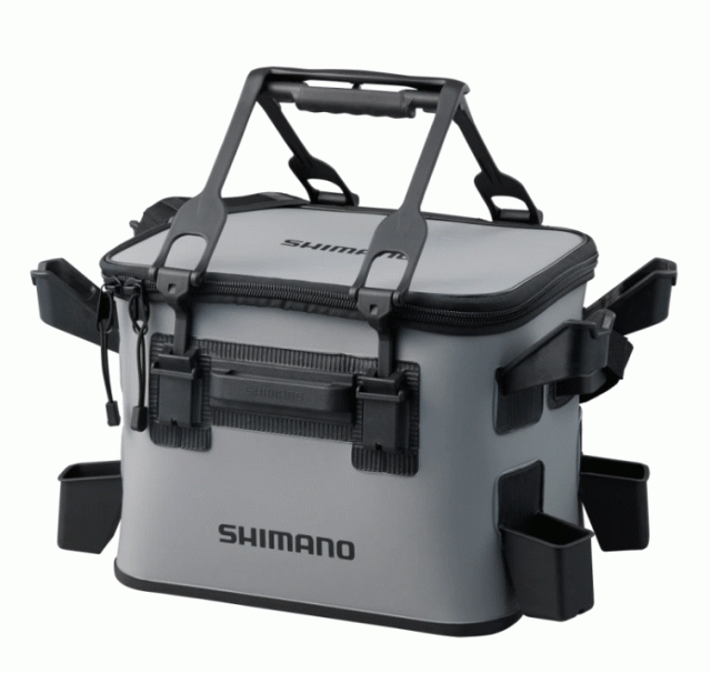 シマノ ロッドレスト タックルバッグ レスト4/ハードタイプ BK-024W グレー 22L / バッカン / shimano 釣具