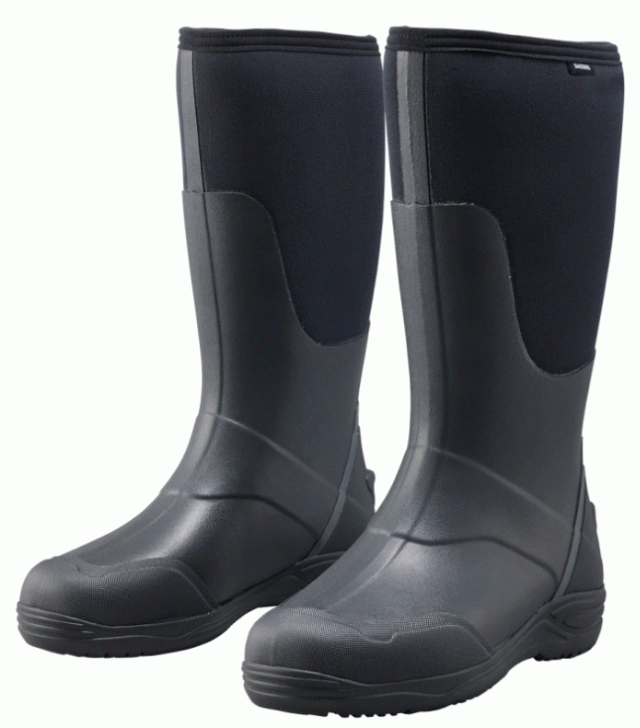 シマノ サーマルブーツ W ラジアル ワイドタイプ FB-033W ブラックチャコール M  (25.0〜25.5cm) / shimano 釣具