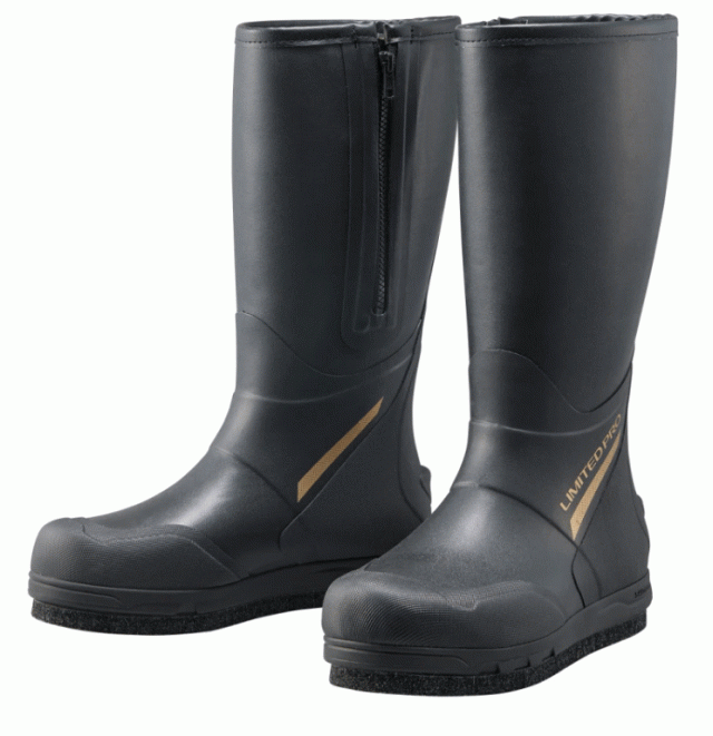 シマノ リミテッドプロ ジオロックブーツ カットラバーピンフェルト FB-120W リミテッドブラック L (26.0〜26.5cm) / shimano 釣具