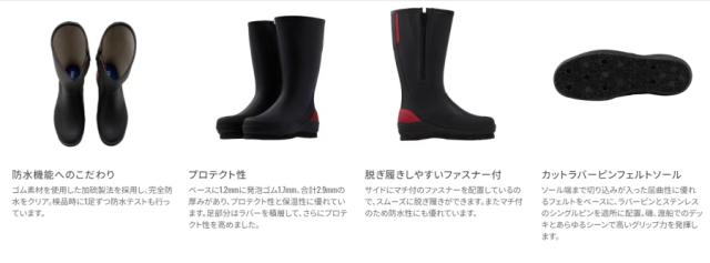 シマノ ジップアップブーツ カットラバーピンフェルト FB-041X レッド 2XLサイズ 28.0〜28.5cm / shimano 釣具