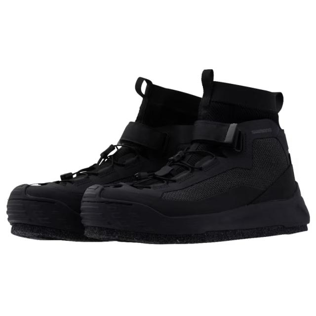 シマノ ドライロックシューズ カットラバーピンフェルト FS-020X チャコール 25cm / shimano 釣具