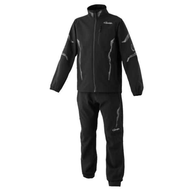 がまかつ ソフトシェルスーツ GM-3764 ブラック×ブラック 3Lサイズ / gamakatsu