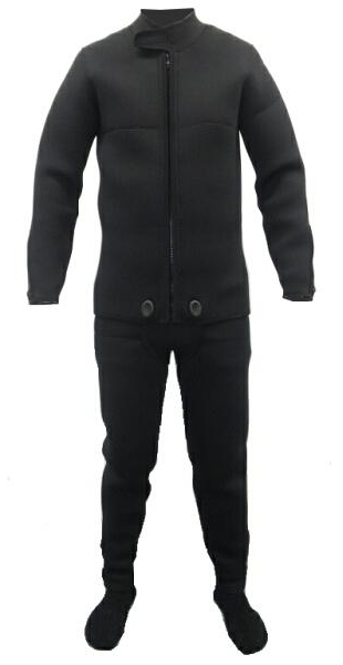 ファインジャパン ウエットスーツ 4点セット FJ-9020 ブラック MBサイズ / ウェア 釣具