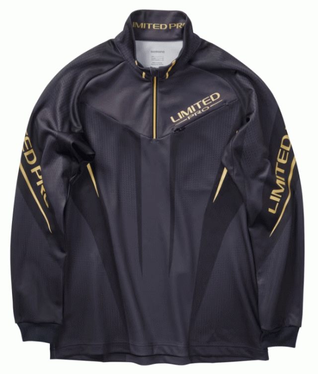 シマノ リミテッドプロ ハーフジップ ウォームシャツ SH-110X リミテッドブラック 2XLサイズ / ウェア shimano 釣具