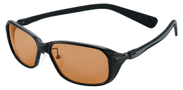 ジール オプティクス ゼクー ティーダ TIDA F-2181 マットブラック ラスターオレンジ / 偏光サングラス zeal