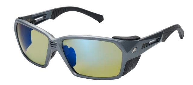 ジール オプティクス ゼクー ルーフ LOOF F-2050 アイアングレー イーズグリーン/ブルーミラー / 偏光サングラス zeal