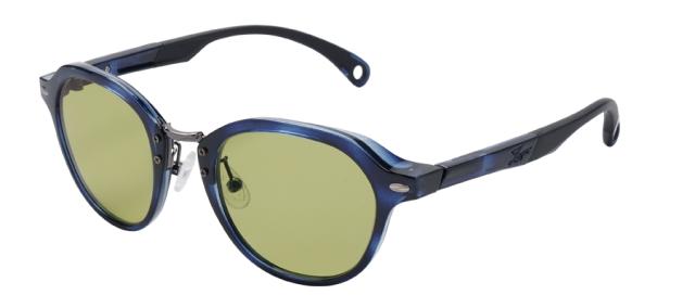 ジール オプティクス ゼクー ジュリア Julia F-2150 ブルーデミ イーズグリーン / 偏光サングラス zeal